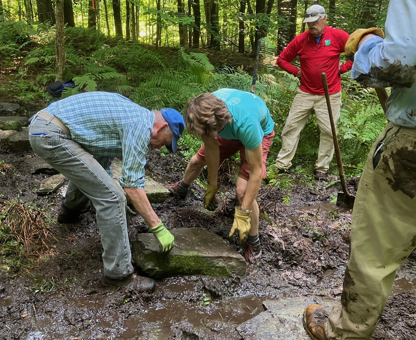 Work Day: August 20 — Woody Adams Trail Mud and Rock Fest – Norwich Trails